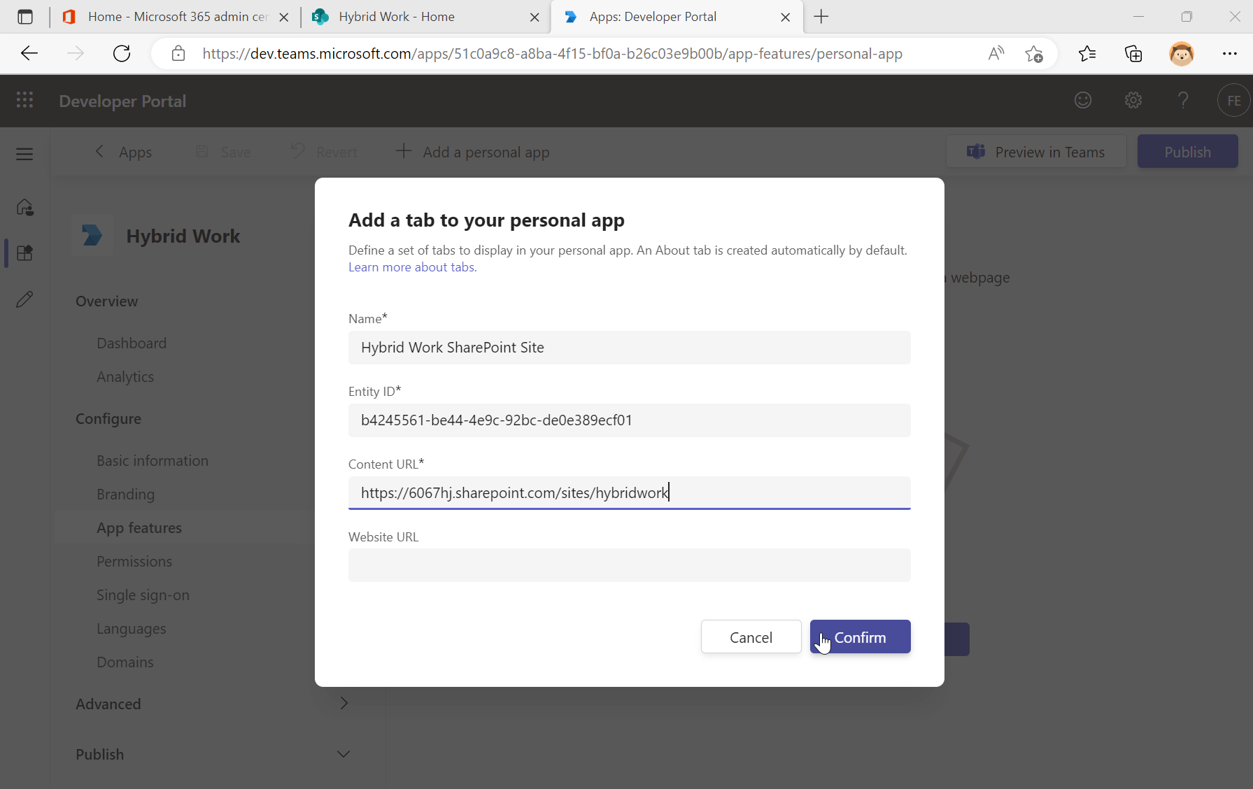 SharePoint Hub Site Navigation in einer Teams App - Franks Blog